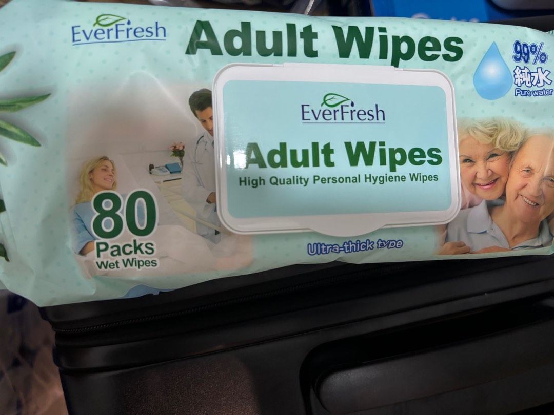 Everfresh Adult Wipes (80 wet wipes in each pack), Beauty & Personal ...
