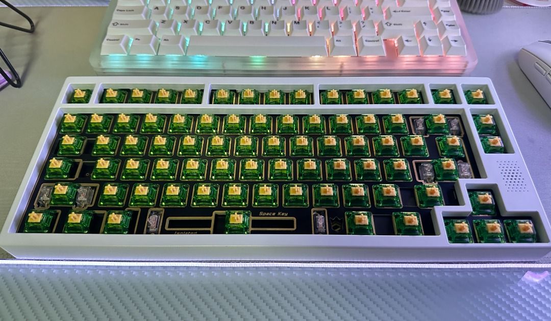 Exclusive E7-V2 Electrophoresis E-White Keyboard (Barebones + Switches ...