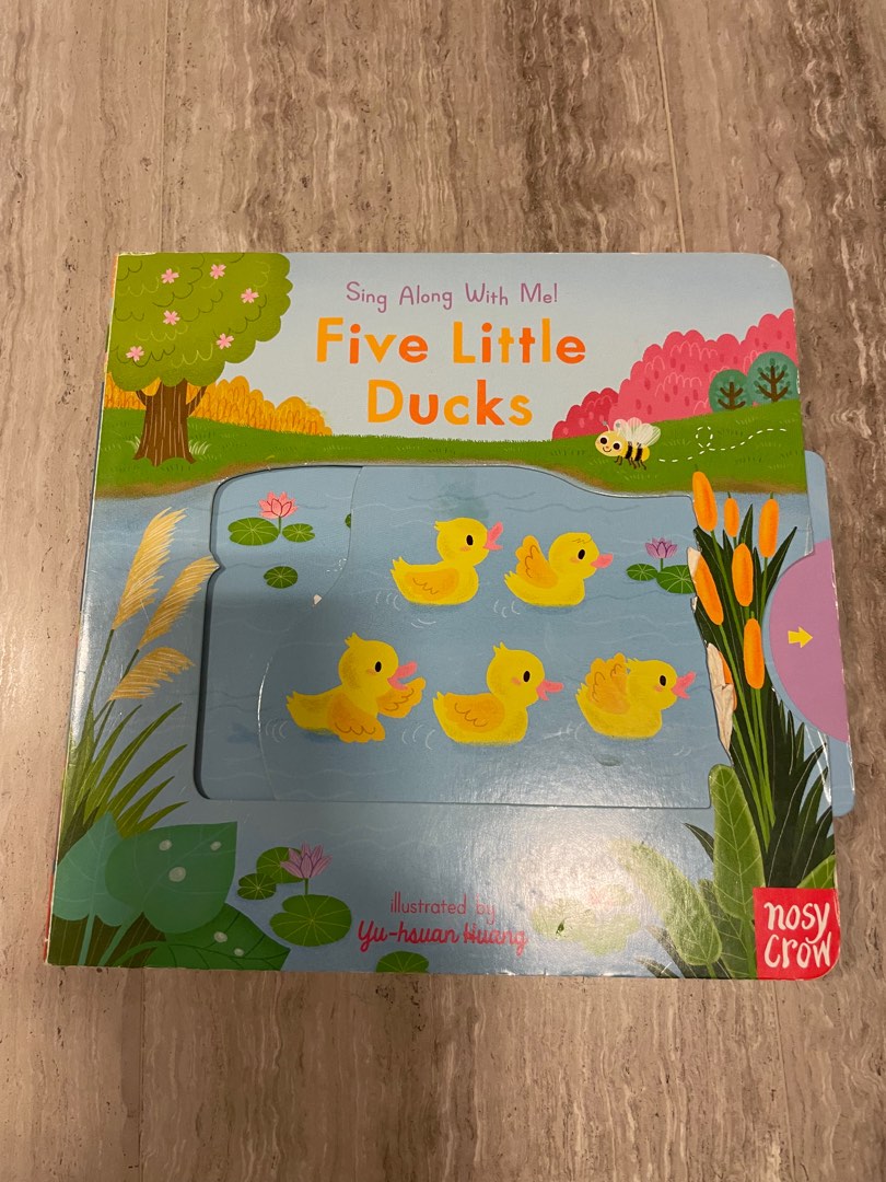 Five Little Ducks Boardbook with sliders, Hobbies & Toys, Books ...