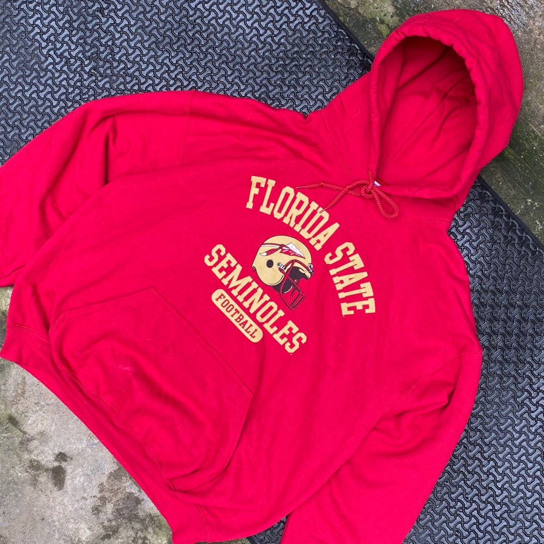 Florida State Seminoles Football Team GIldan on Tag Cotton Hooded ...
