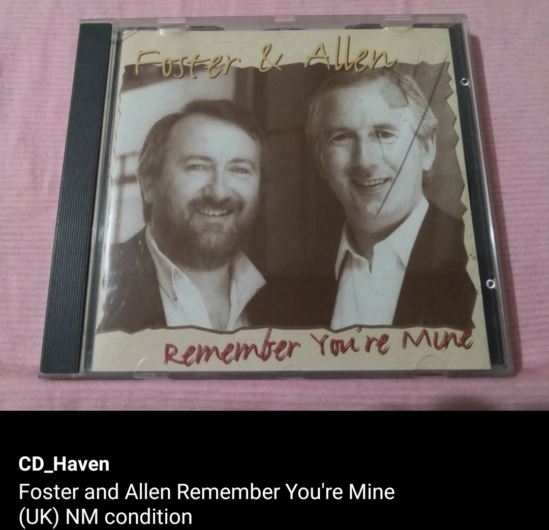 Foster and Allen Remember You're Mine CD (unsealed), Hobbies & Toys ...