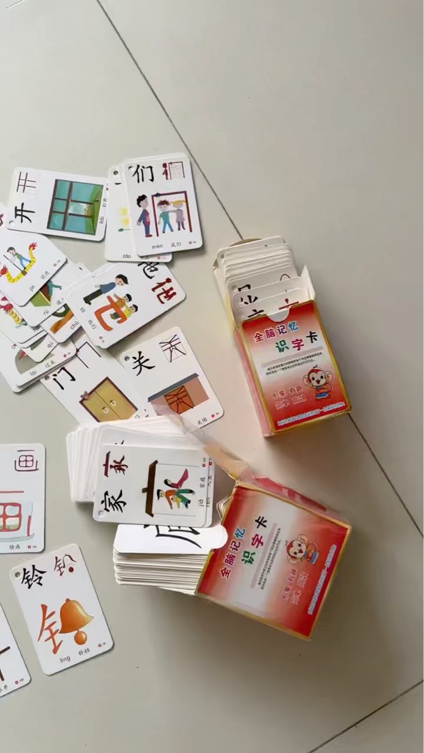 Full Colour Chinese Character Flash Cards, Hobbies & Toys, Books ...