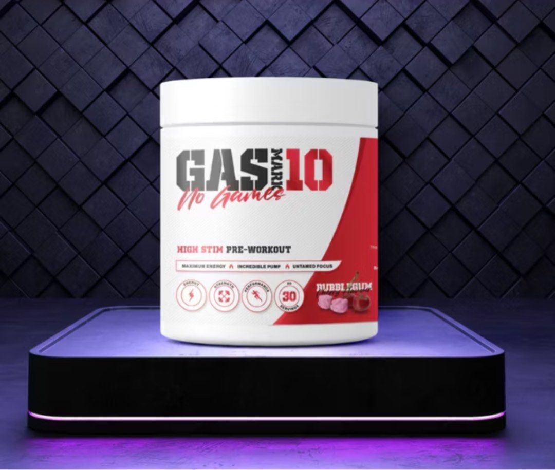 Gas mark 10 - no more games high stim pre, Health & Nutrition, Health ...