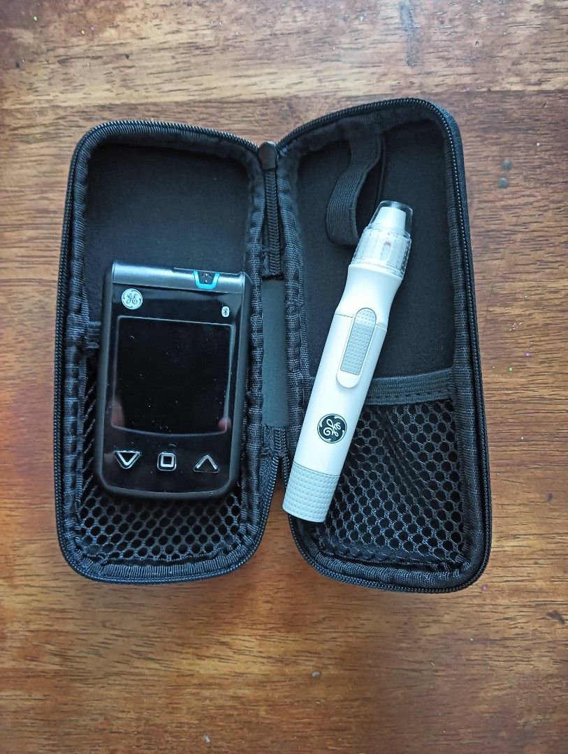 GE Max Plus Blood Glucose Monitoring System, Health & Nutrition, Health ...