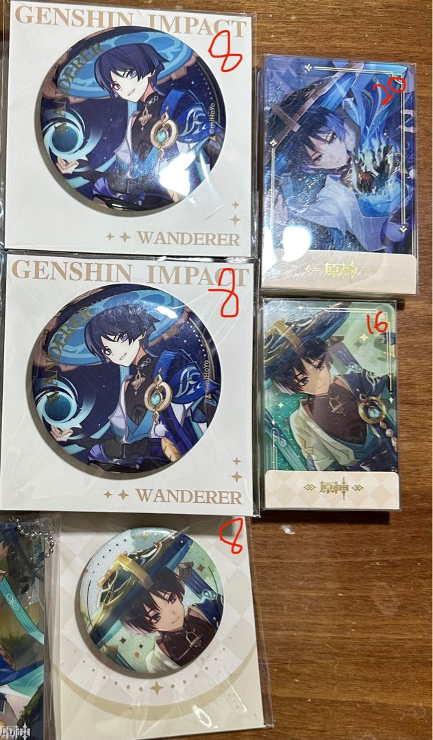 Genshin Impact Wanderer, Video Gaming, Gaming Accessories, Interactive ...