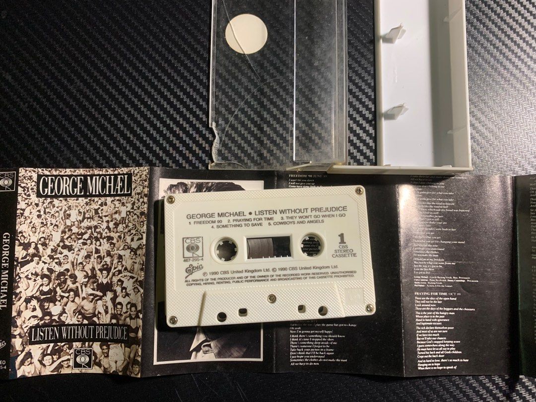 George Michael - Listen With Prejudice (CASSETTE CBS, MY, 1990 ...