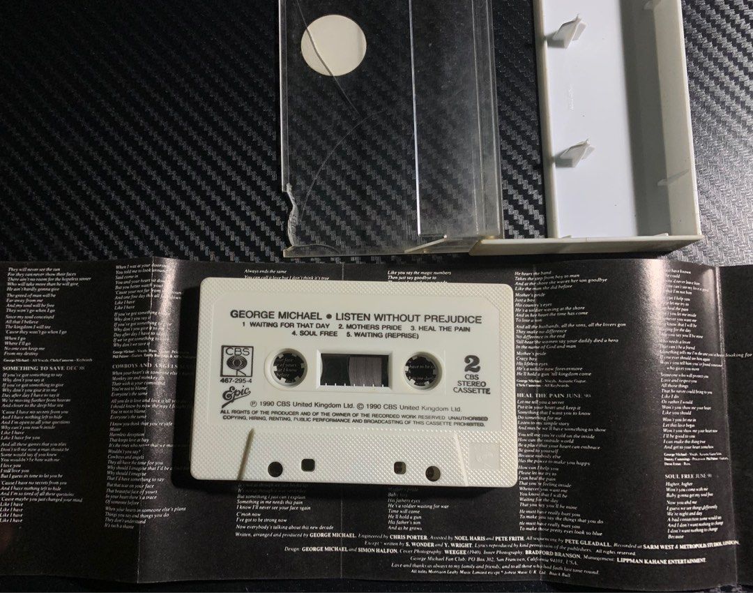 George Michael - Listen With Prejudice (CASSETTE CBS, MY, 1990 ...