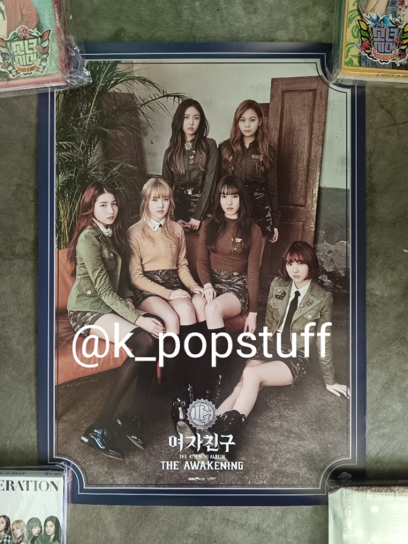 GFRIEND the awakening official posters set, Hobbies & Toys, Memorabilia ...