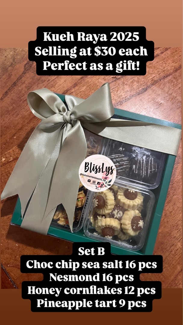 Gift Set Kueh Raya 2025, Food & Drinks, Gift Baskets & Hampers on Carousell