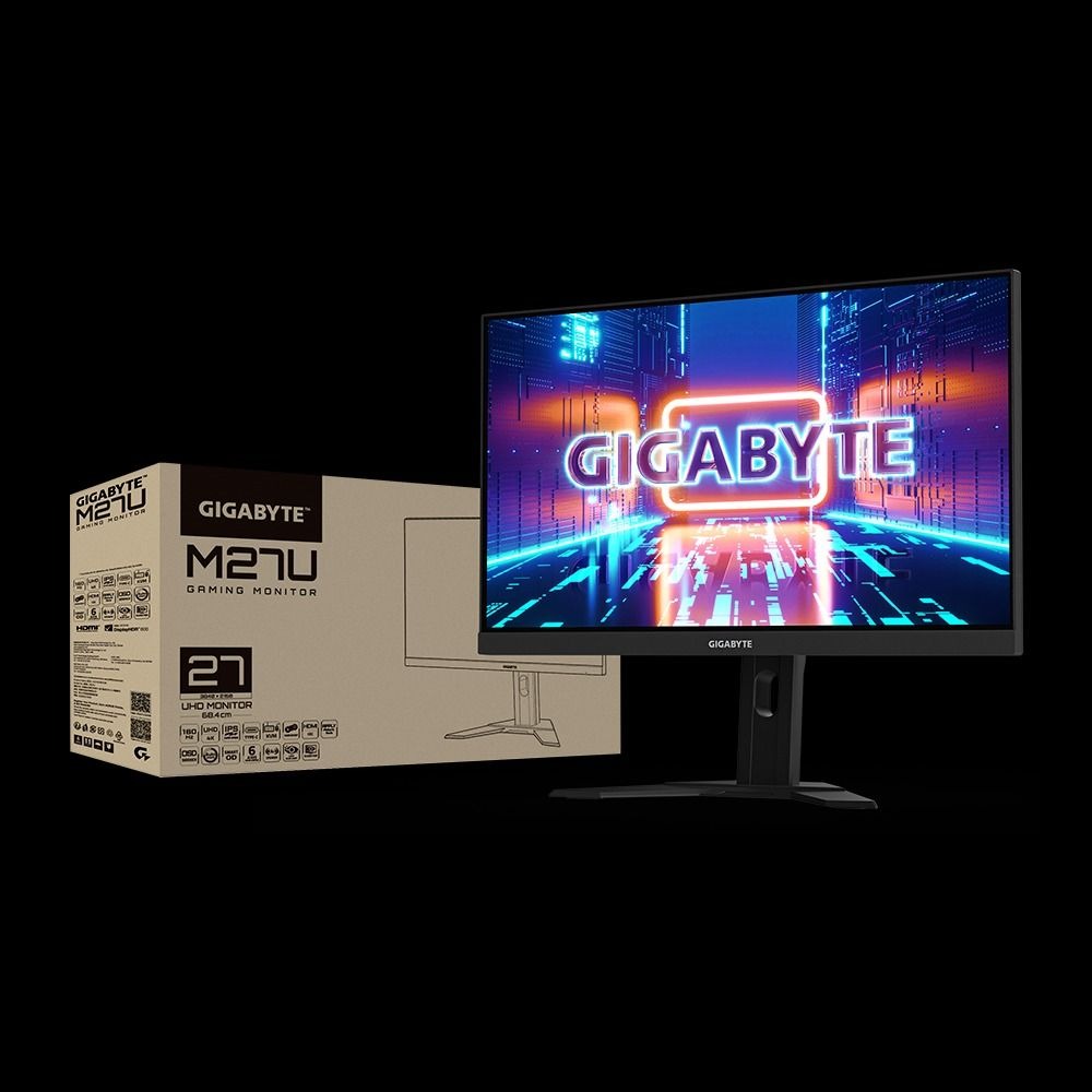GIGABYTE M27U GAMING MONITOR - 4K UHD | 160Hz | IPS | KVM, Computers ...