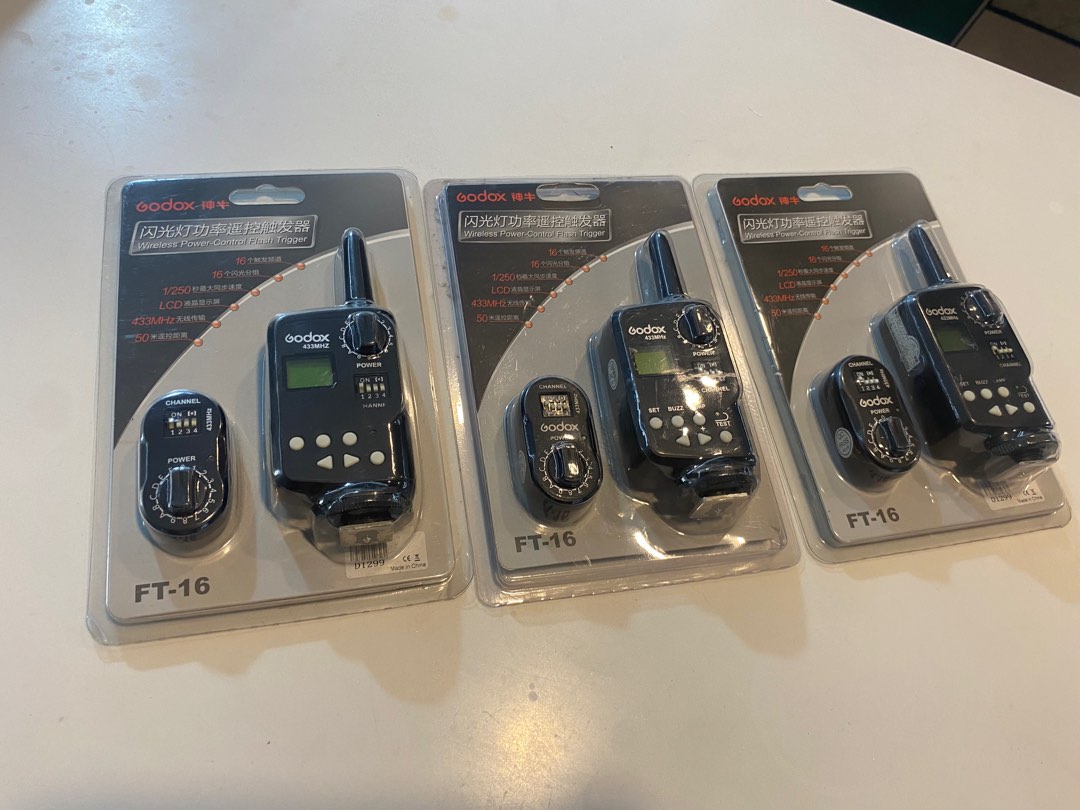 Godox FT-16 Wireless Flash Trigger, Photography, Photography ...