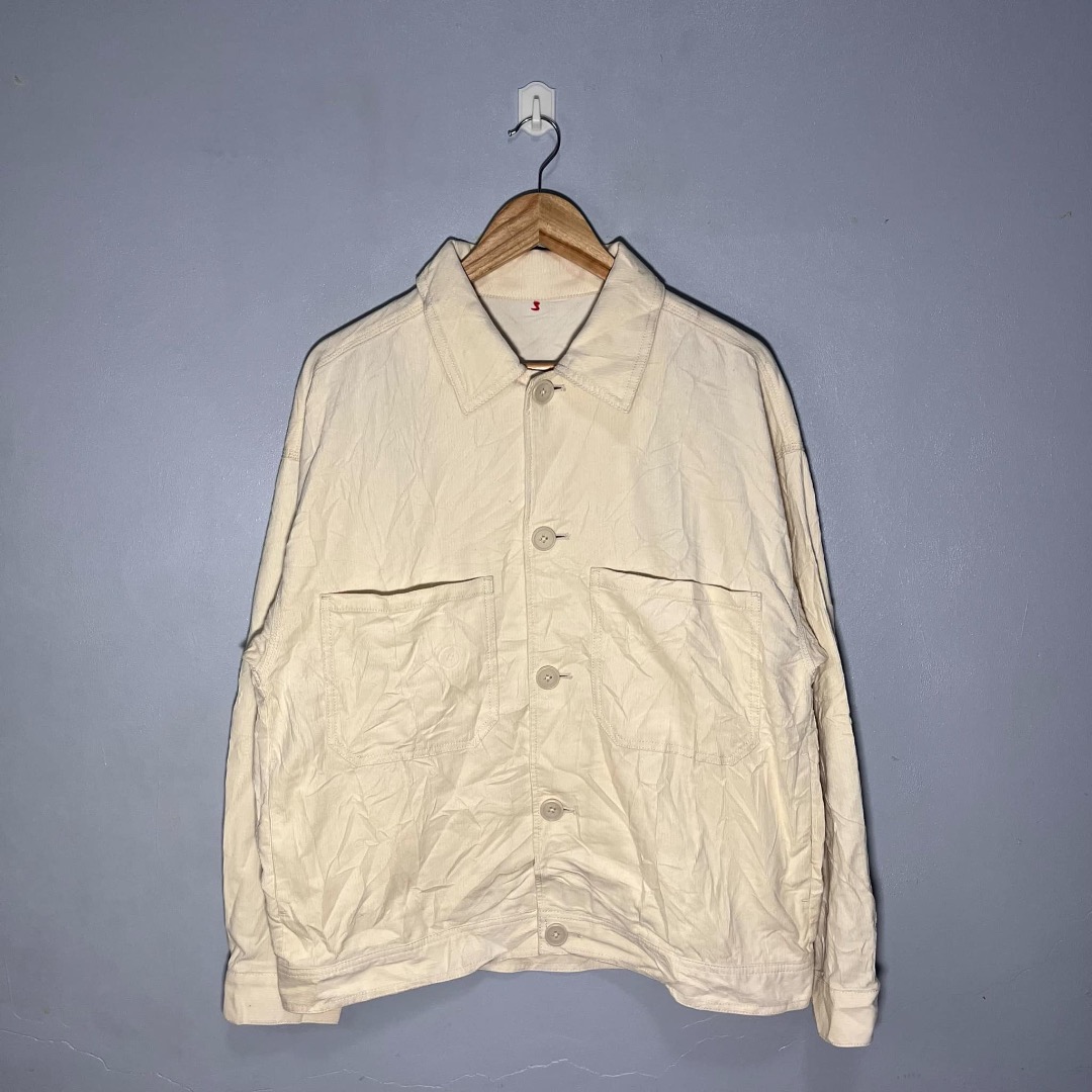 GU Chef Jacket, Men's Fashion, Coats, Jackets and Outerwear on Carousell