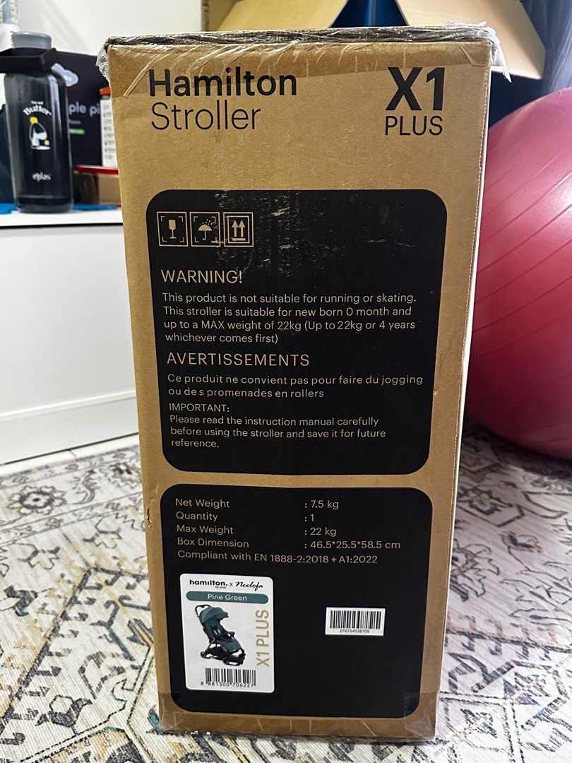 Hamilton x Neelofa stroller X1 Plus Limited Edition Pine Green, Babies ...