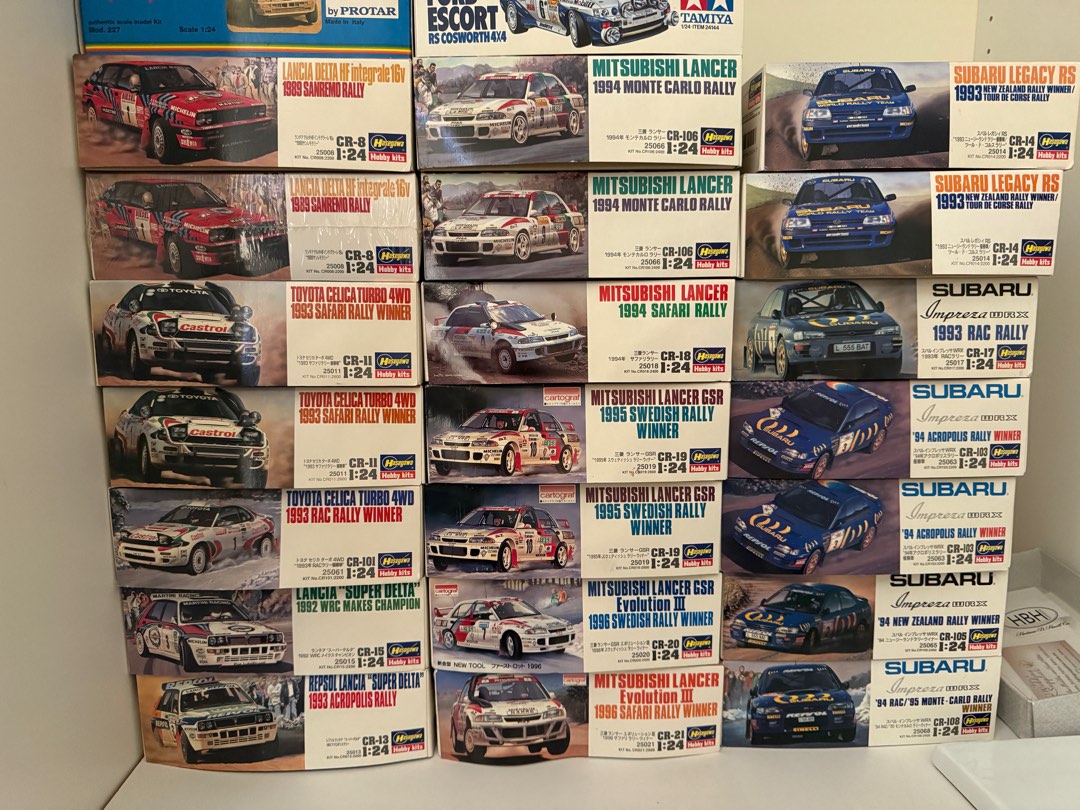 Hasegawa rally & Tamiya F1 plastic model kits, Hobbies & Toys, Toys ...