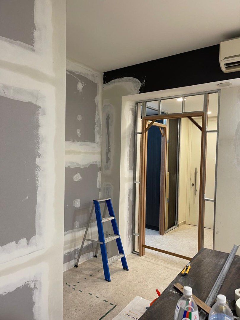 HDB false ceiling partition/Verified SG company Direct false ceiling ...