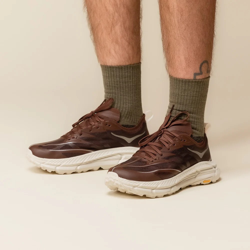 Hoka Mafate Speed 4 Lite 'Cold Brew / Oat Milk'., Men's Fashion ...