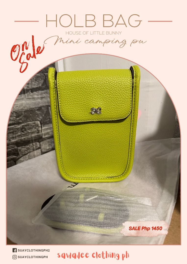 HOLB Mini Camping bag (House of Little Bunny ), Luxury, Bags & Wallets ...