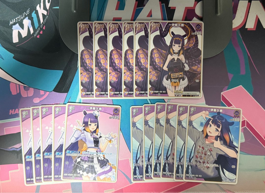 Hololive OCG Ninomae Ina’Nis Singles, Hobbies & Toys, Toys & Games on Carousell