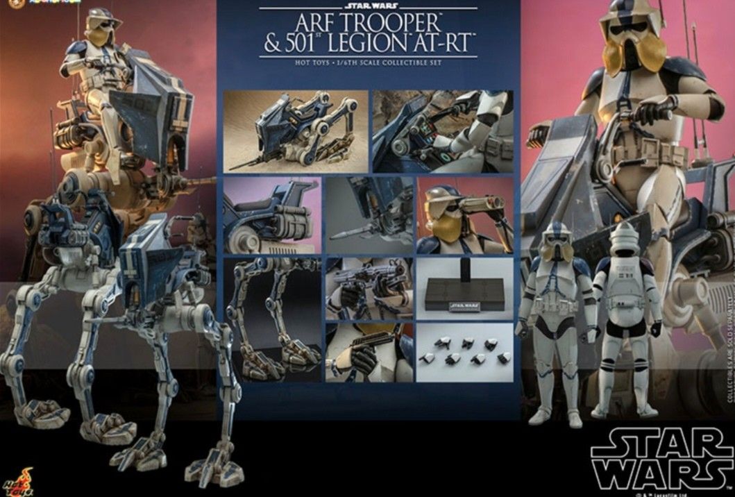 Hot Toys - TMS091 - Star Wars: The Clone Wars - 1/6th scale ARF Trooper ...