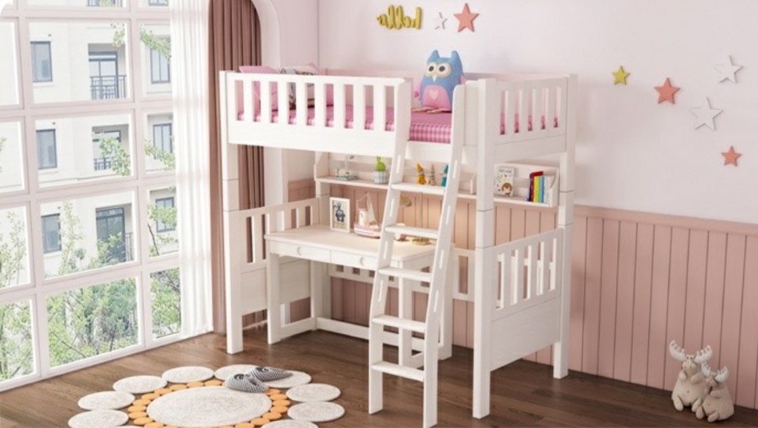 Ibenma Modular Loft Bed - Ergonomic Design - Super Single, Babies & Kids, Baby Nursery & Kids ...