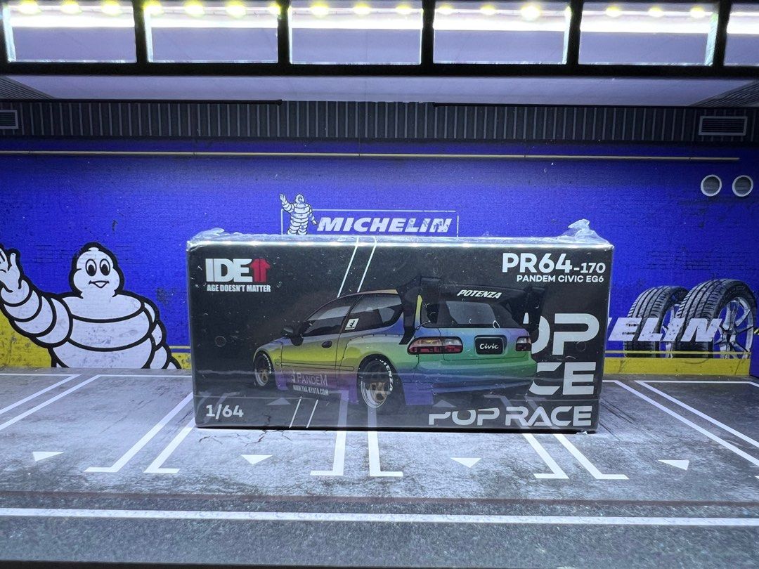 IDE POP RACE 1/64 Pandem Civic EG6 v1.5 - Magic Chrome PR640170 ...