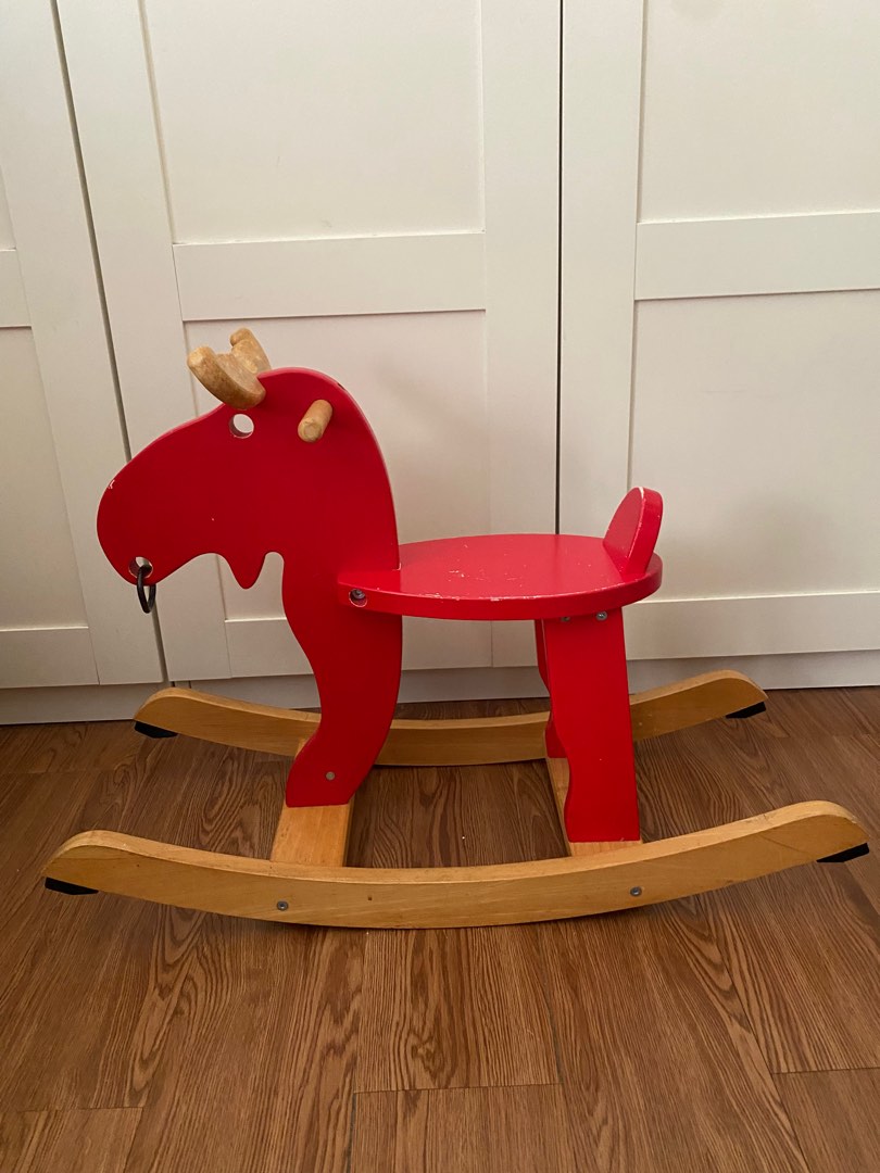 IKEA rocking moose, Hobbies & Toys, Toys & Games on Carousell