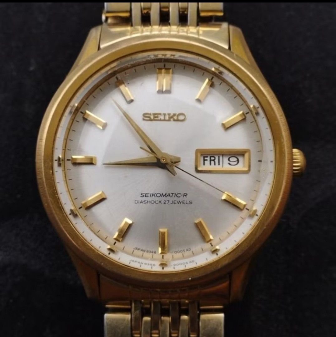 Jam Vintage Elegant Original Seiko Seikomatic R Cal 8346-9000 Solid ...