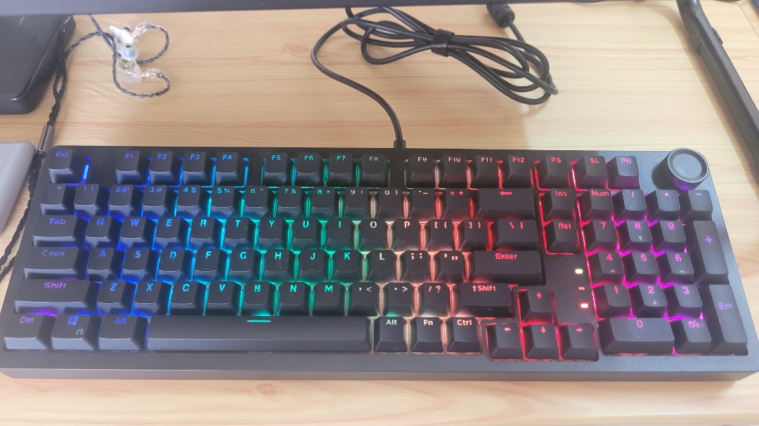 (NEGO UNTIL LET GO) James Donkey RS2 96% RGB keyboard with volume knob ...