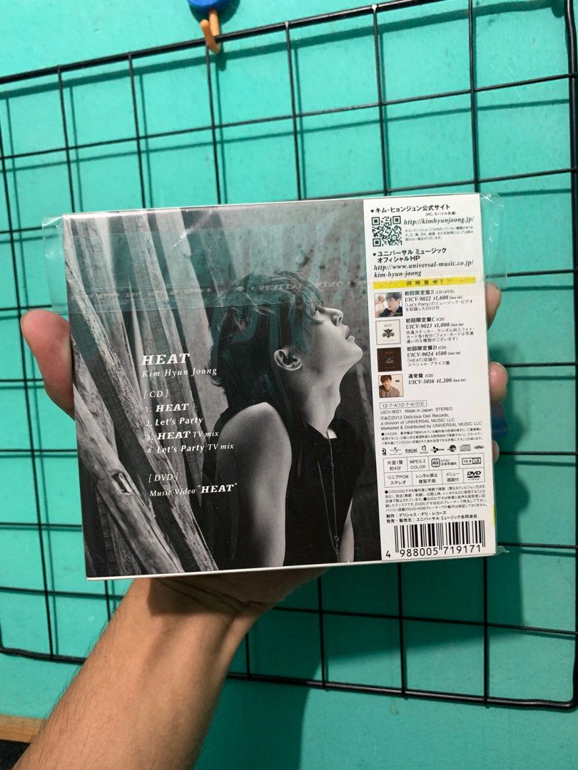 Kim Hyun Joong - HEAT CD + DVD (Limited Edition) Japan Edition, Hobbies & Toys, Music & Media ...