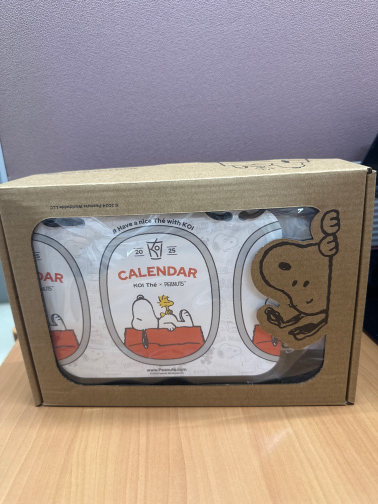 KOI x Snoopy 2025 Calendar, Hobbies & Toys, Stationery & Craft ...