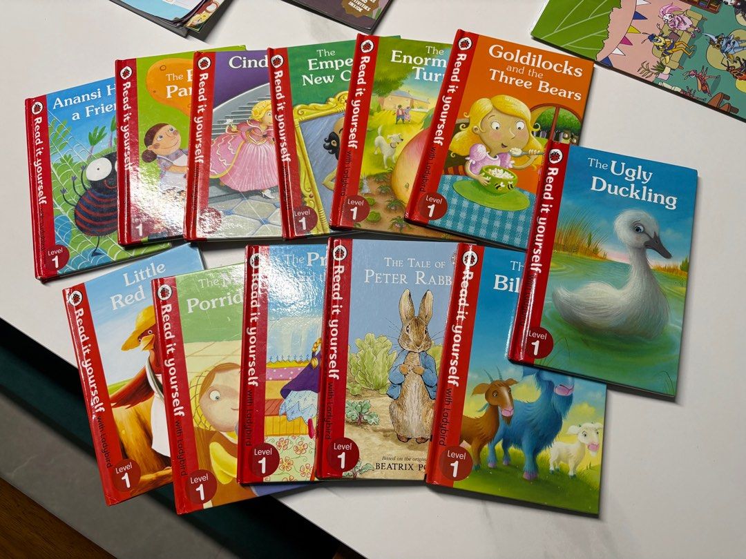 Ladybird Read it Yourself Level 1 Hardcover Story Books Anansi Big Pancake Cinderella Emperor’s ...