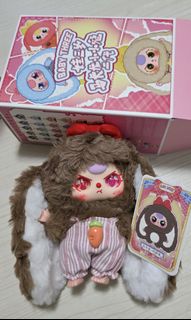 Baby three bb3 tyke lucky cat pink blindbox popmart Plush toy pendant ...