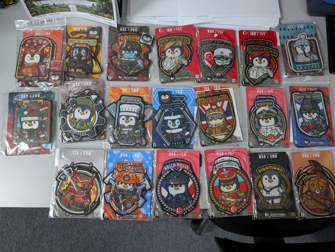 |M.A.M.U|-Penguin patch set - fundraising, Hobbies & Toys, Toys & Games on Carousell