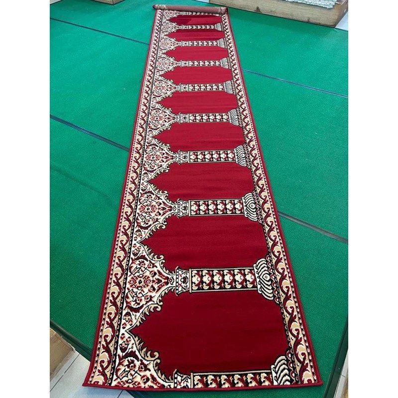 Masjid Runner From Turkey original 10 orang Saff, Women's Fashion ...