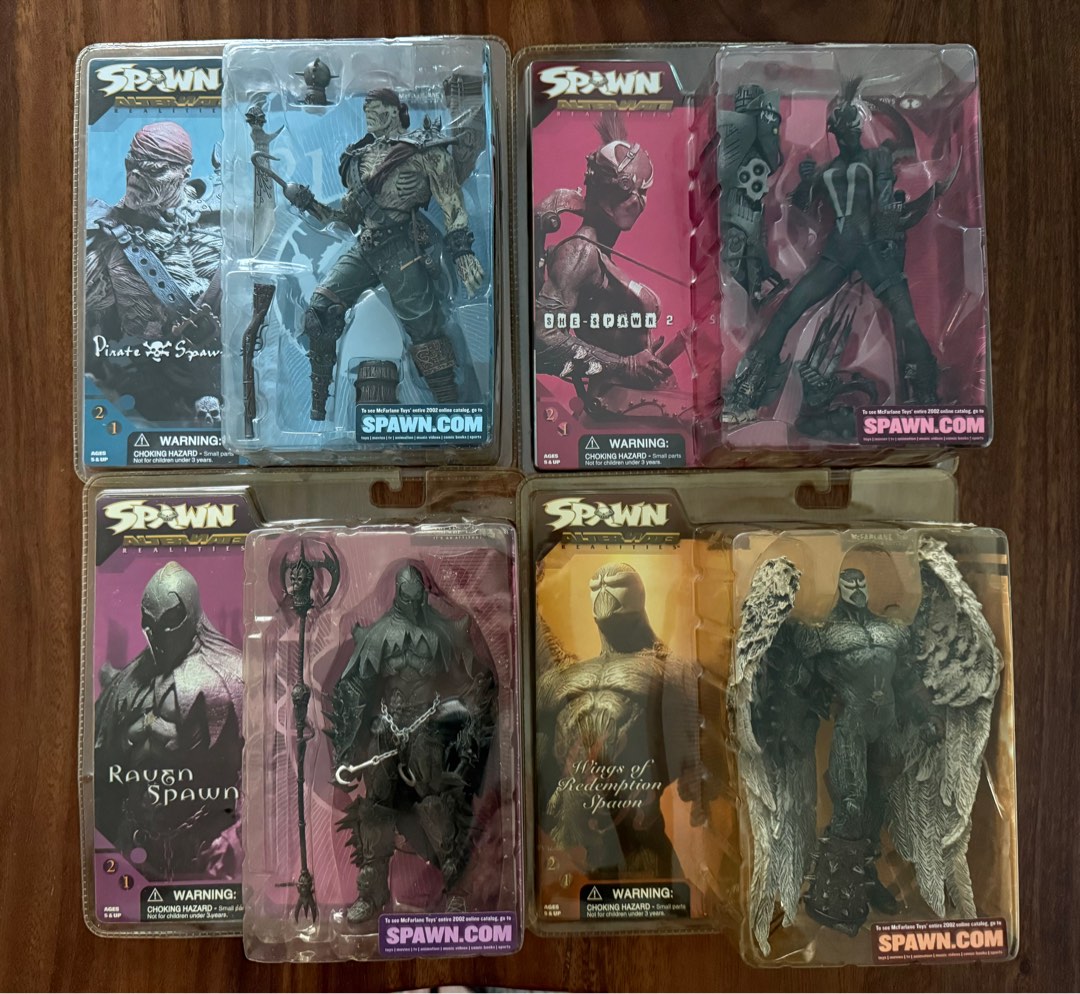 McFarlane Spawn Alternate Realities (1 set of 4), Hobbies & Toys, Toys ...