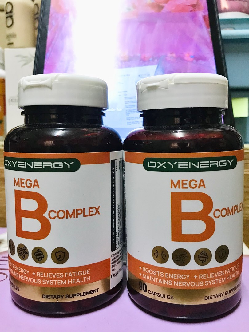 MEGA B COMPLEX ( OXYENERGY ), Health & Nutrition, Health Supplements ...