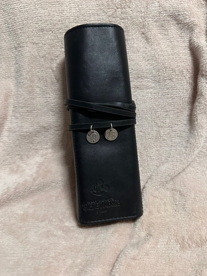 Mickey Mouse Rollable Leather Pouch, Hobbies & Toys, Stationary & Craft ...