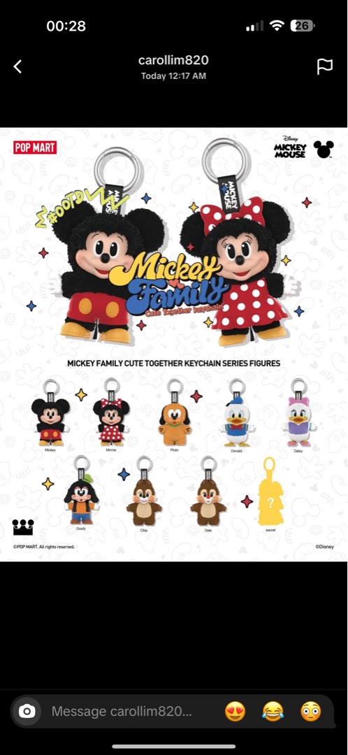 Mickey Mouse x Popmart plushie, Hobbies & Toys, Toys & Games on Carousell