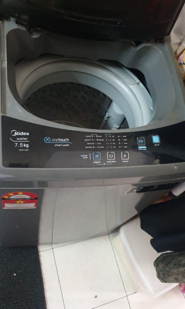 midea Washing machine 100% perfect no any problem 7.5 KG Taman kosas ...