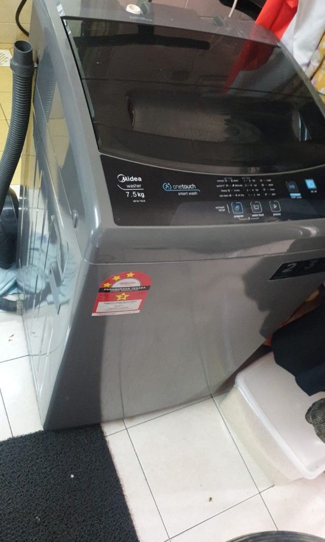 midea Washing machine 100% perfect no any problem 7.5 KG Taman kosas ...