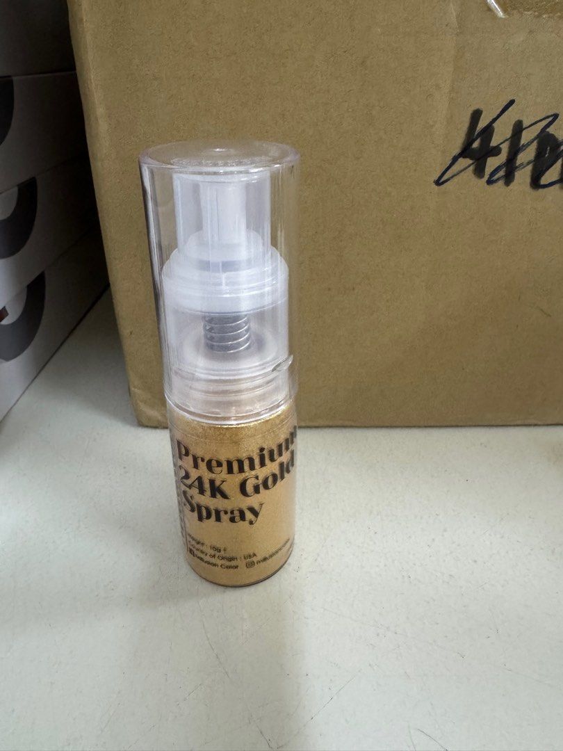 Millenium 24K Gold Spray, Food & Drinks, Homemade Bakes on Carousell