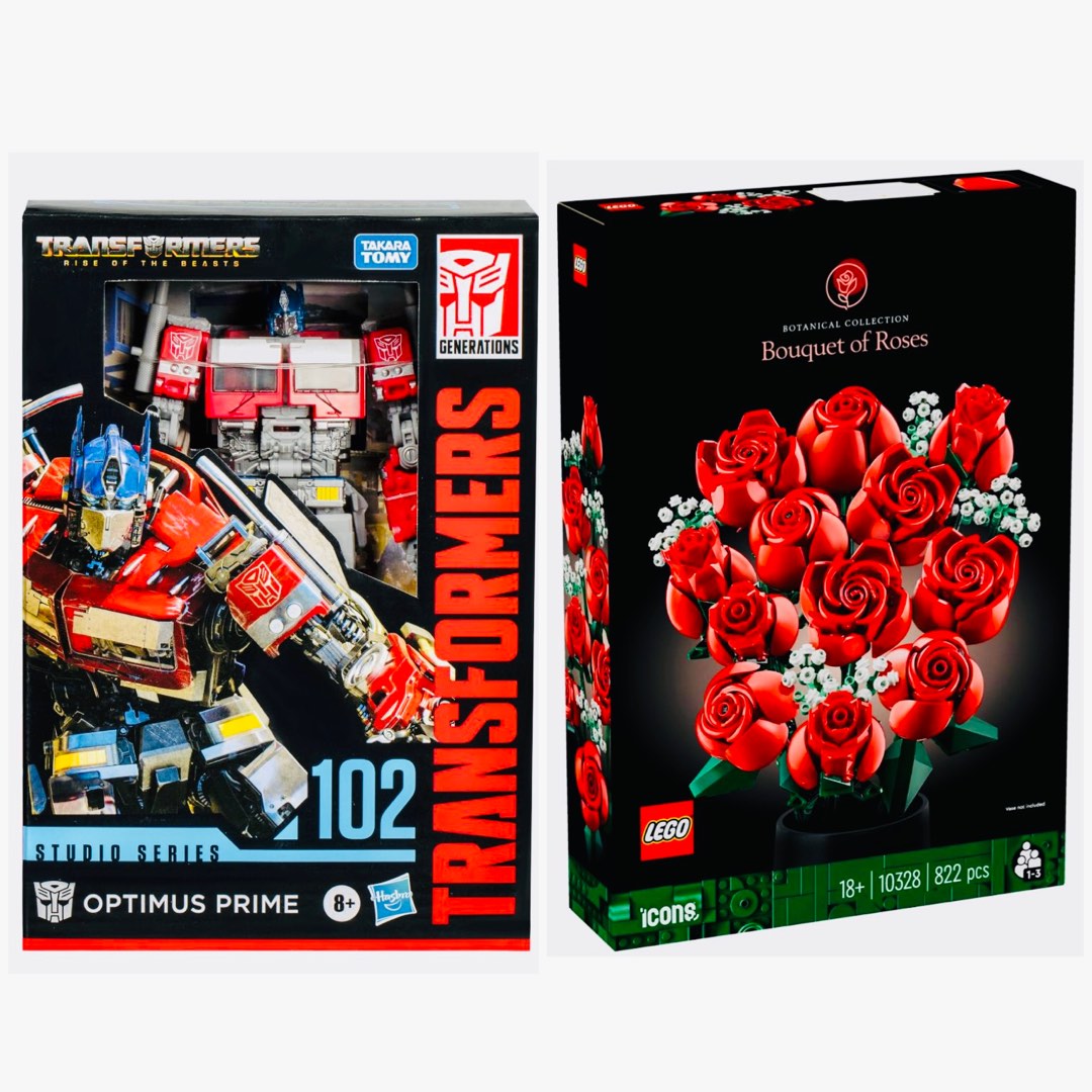 MISB Lego Botanical Collection 10328 Bouquet Of Roses Icons Red Flowers ...