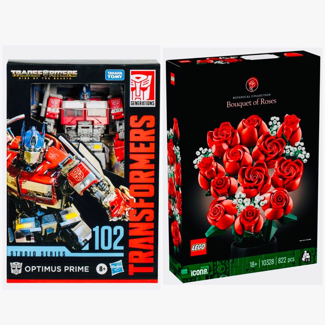 MISB Lego Botanical Collection 10328 Bouquet Of Roses Icons Red Flowers ...