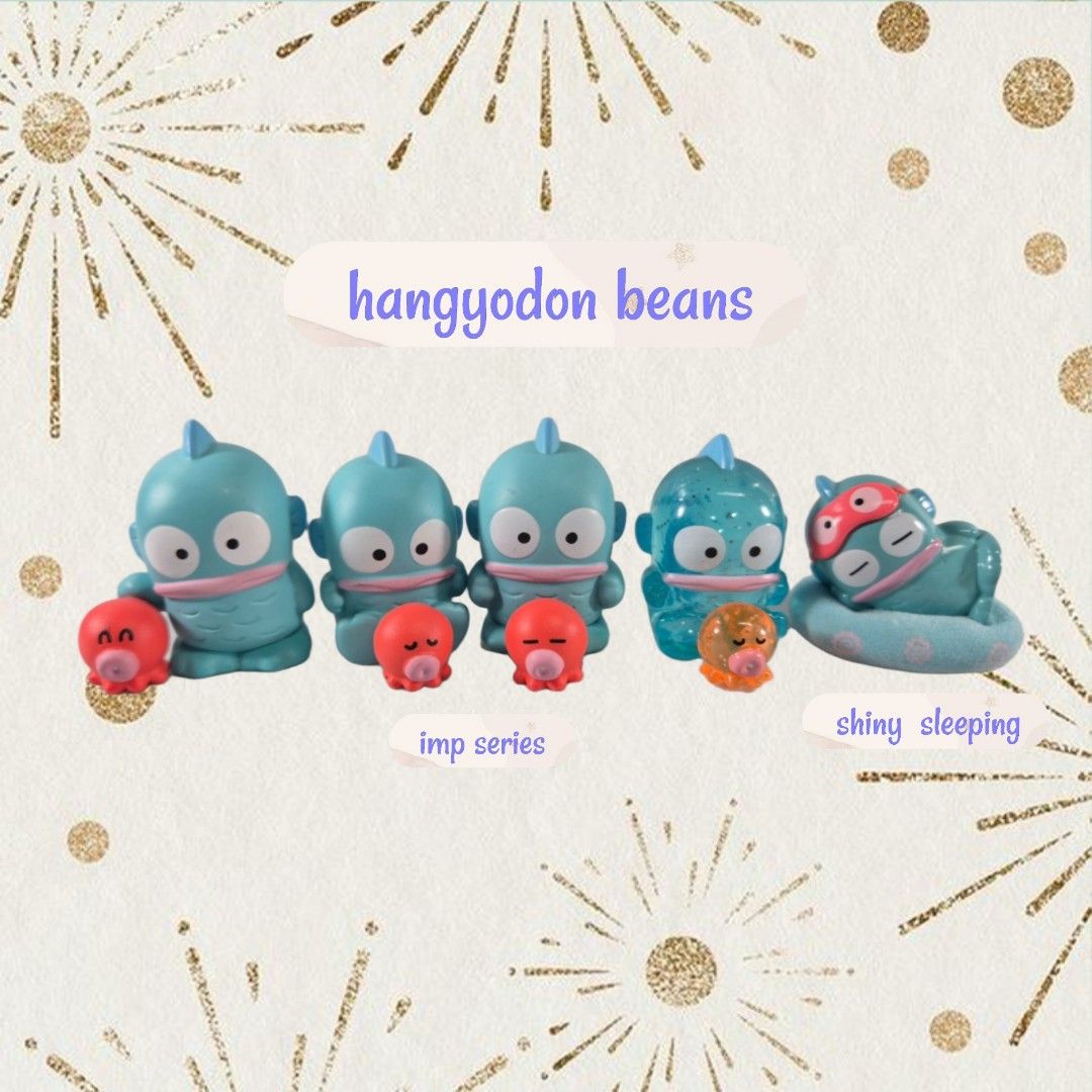Moetch Sanrio Hangyodon Imp & sleeping series mini beans, Hobbies ...