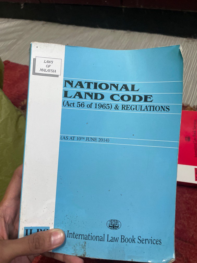 National Land Code (Act 56 of 1965) &Regulations, Hobbies & Toys, Books ...