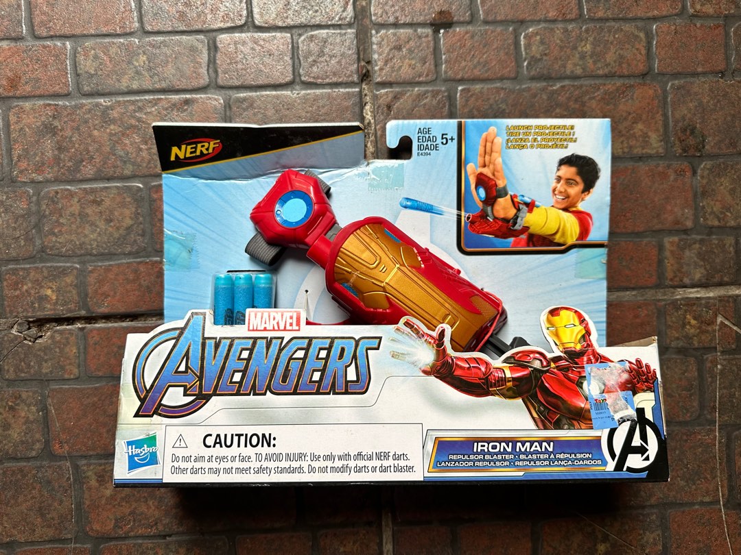 Nerf Iron Man repulsor blaster, Hobbies & Toys, Toys & Games on Carousell