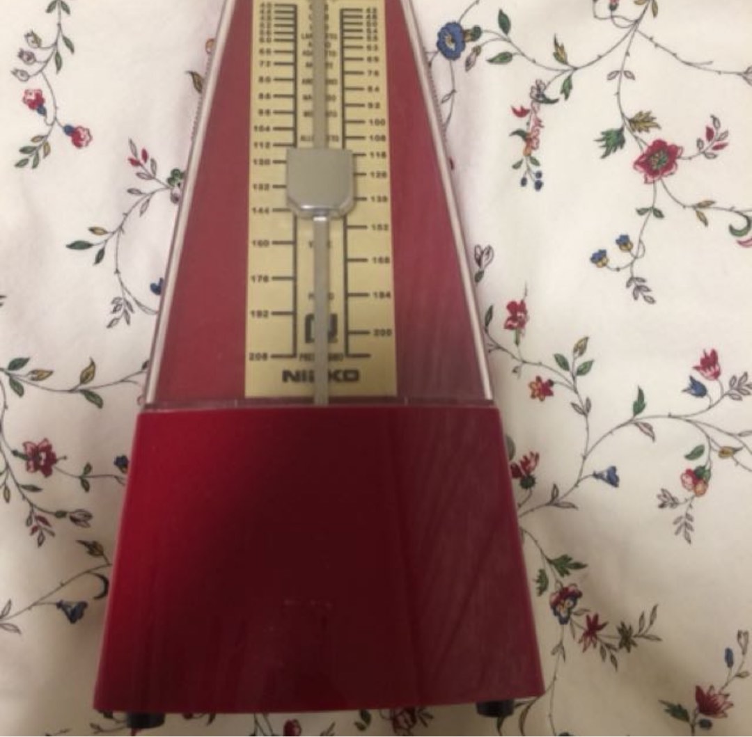Nikko Red Metronome (Model No 222), Hobbies & Toys, Music & Media ...