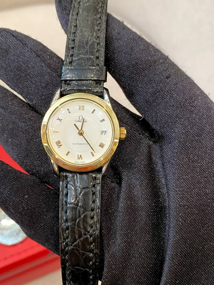 OMEGA SPEEDMASTER CLASSIC HERITAGE REF 166.0285 HALF 18K 750 YELLOW ...