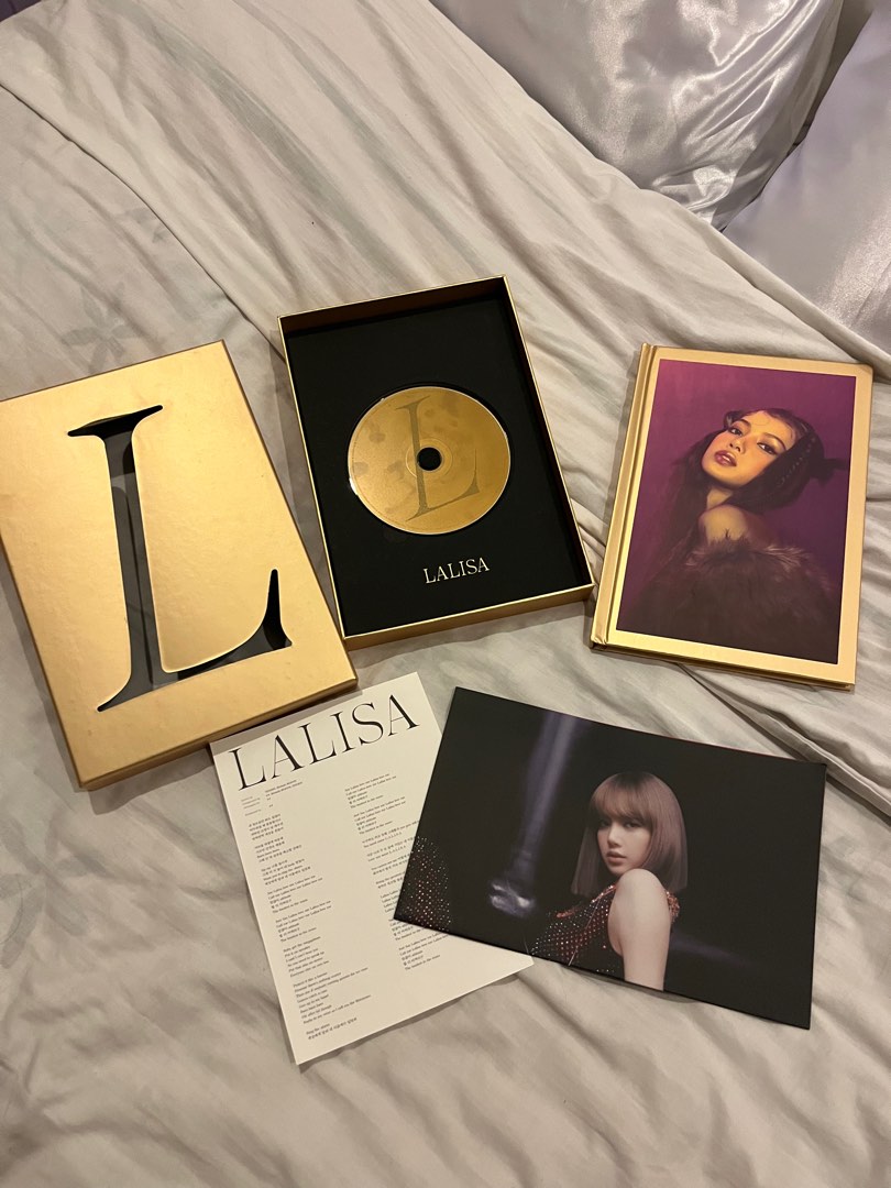 Original Gold LALISA Album, Hobbies & Toys, Memorabilia & Collectibles ...