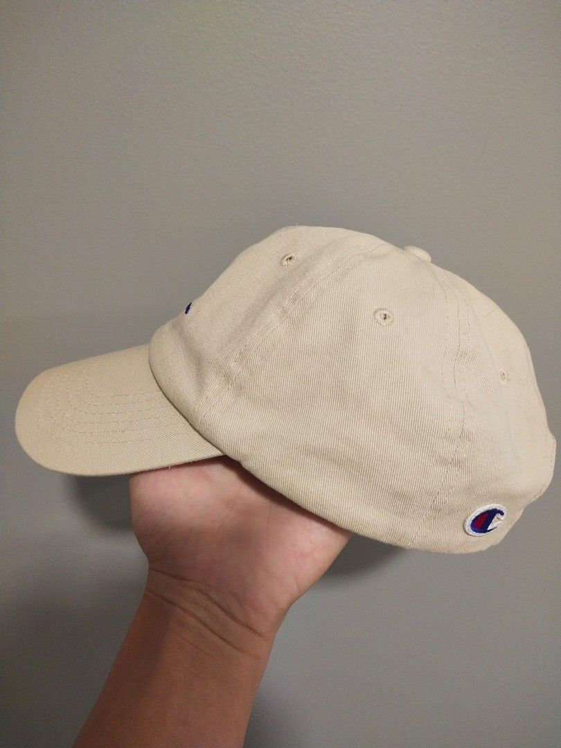 Original Topi Champion Beige/Khaki/Cream Cap Japan Streetwear Hari Raya ...